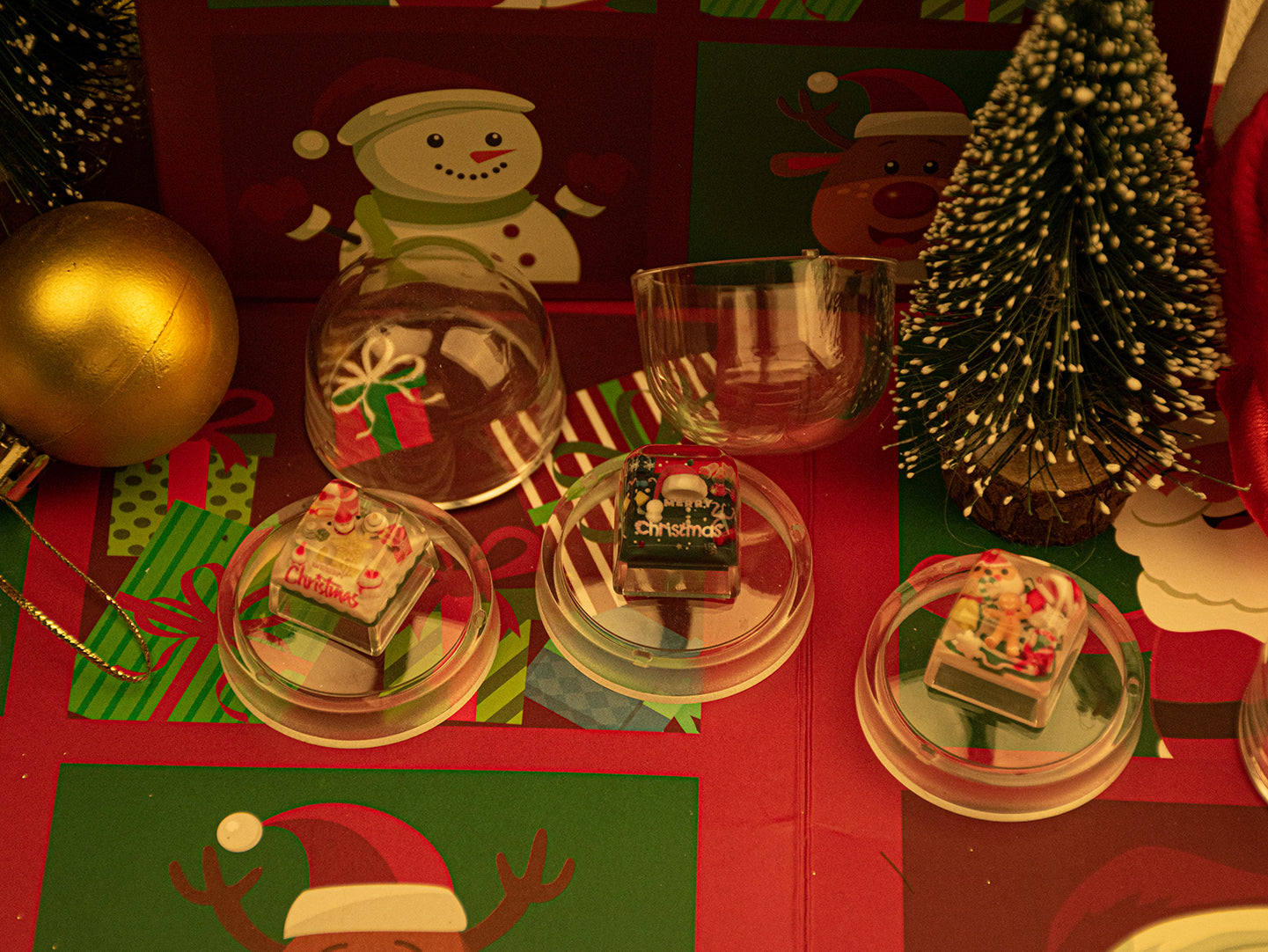 Creativity meets enthusiasm, 3D Christmas resin keycaps light up your ...